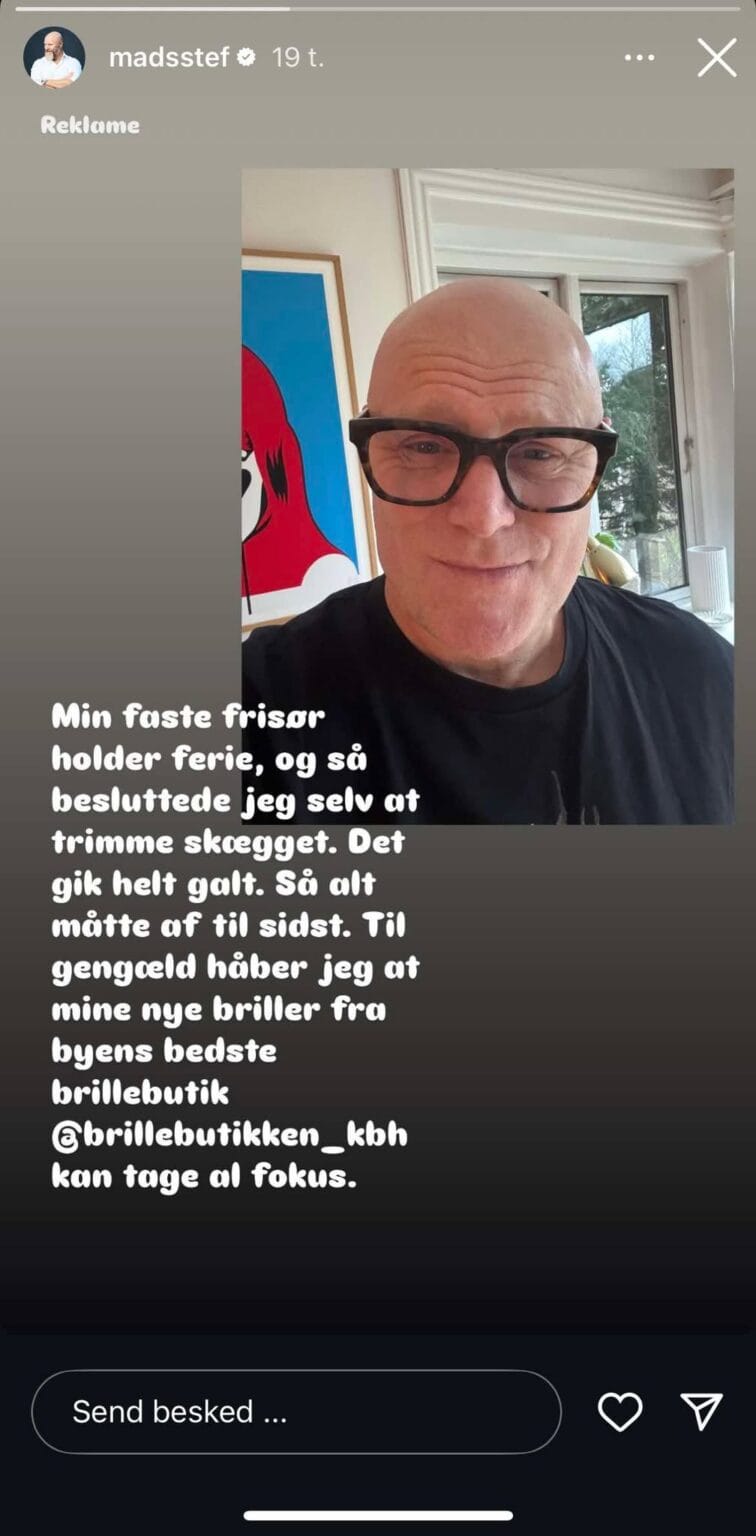"Det gik helt galt": Mads Steffensen er ikke til at kende